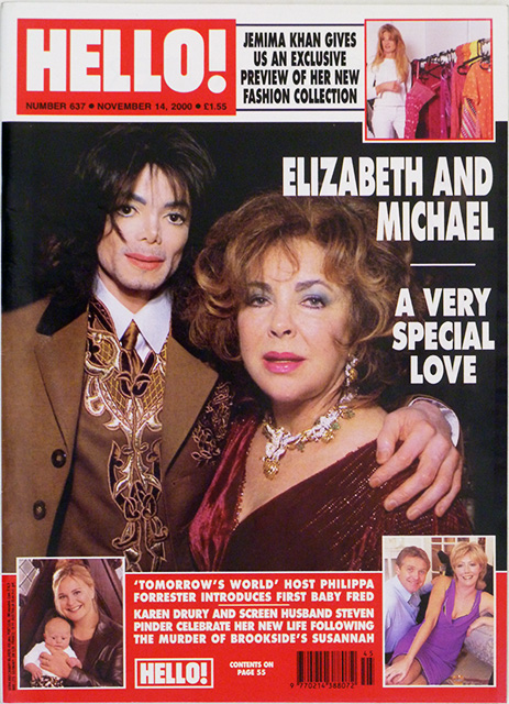 HELLO! Magazine Issue 637 Michael Jackson & Liz Taylor, Jemima Khan ...