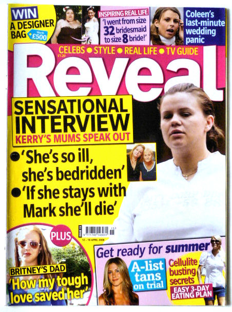 REVEAL Magazine Kerry Katona, Coleen McLoughlin, Britney Spears (12-18 ...