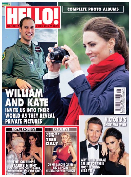 HELLO! Magazine Issue 1254 Prince William & Kate, Tess Daly, Valentino ...