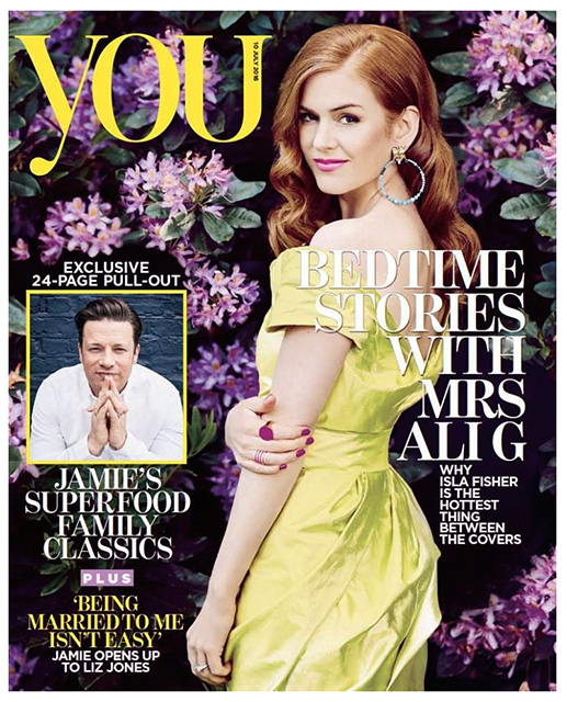 YOU Magazine Isla Fisher, Jamie Oliver (10 July 2016) - magazinemix.co.uk