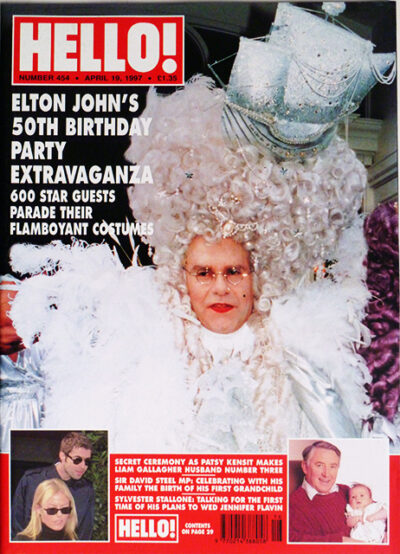 HELLO! Magazine Issue 454 Elton John, Michael Barrymore, Art Garfunkel ...