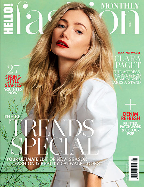 HELLO! FASHION Magazine Clara Paget (March 2019) - magazinemix.co.uk