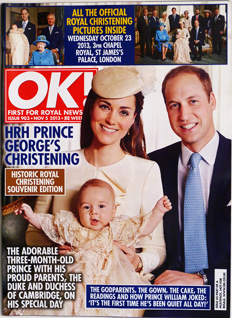 OK! Magazine Issue 903 William, Kate & baby George, Katie Price, Max ...