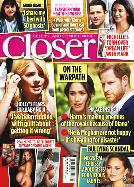 Closer Magazine Issue 955 Harry & Meghan, Holly, Pamela Anderson (22-28 ...