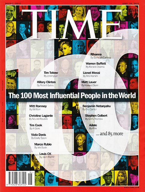 TIME MAGAZINE The 100 Most Influential People in the World (April 30 ...